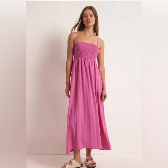 Z Supply | Dresses | Z Supply Beachside Midi Dress Pink New | Poshmark